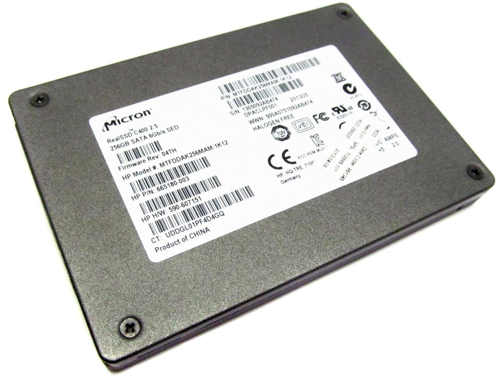 590-607151 MTFDDAK256MAM-1K12 Micron RealSSD C400 2.5" 256GB SATA 6Gb/s ...