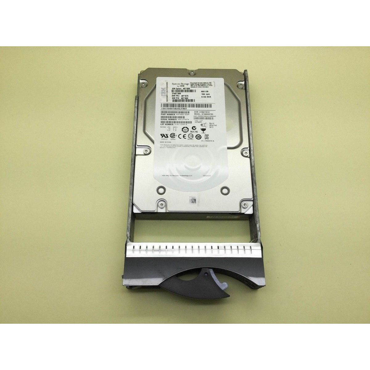IBM DS3512 DS3500 49Y1870 49Y1866 600GB 15K 3.5 inch SAS Hard Disk
