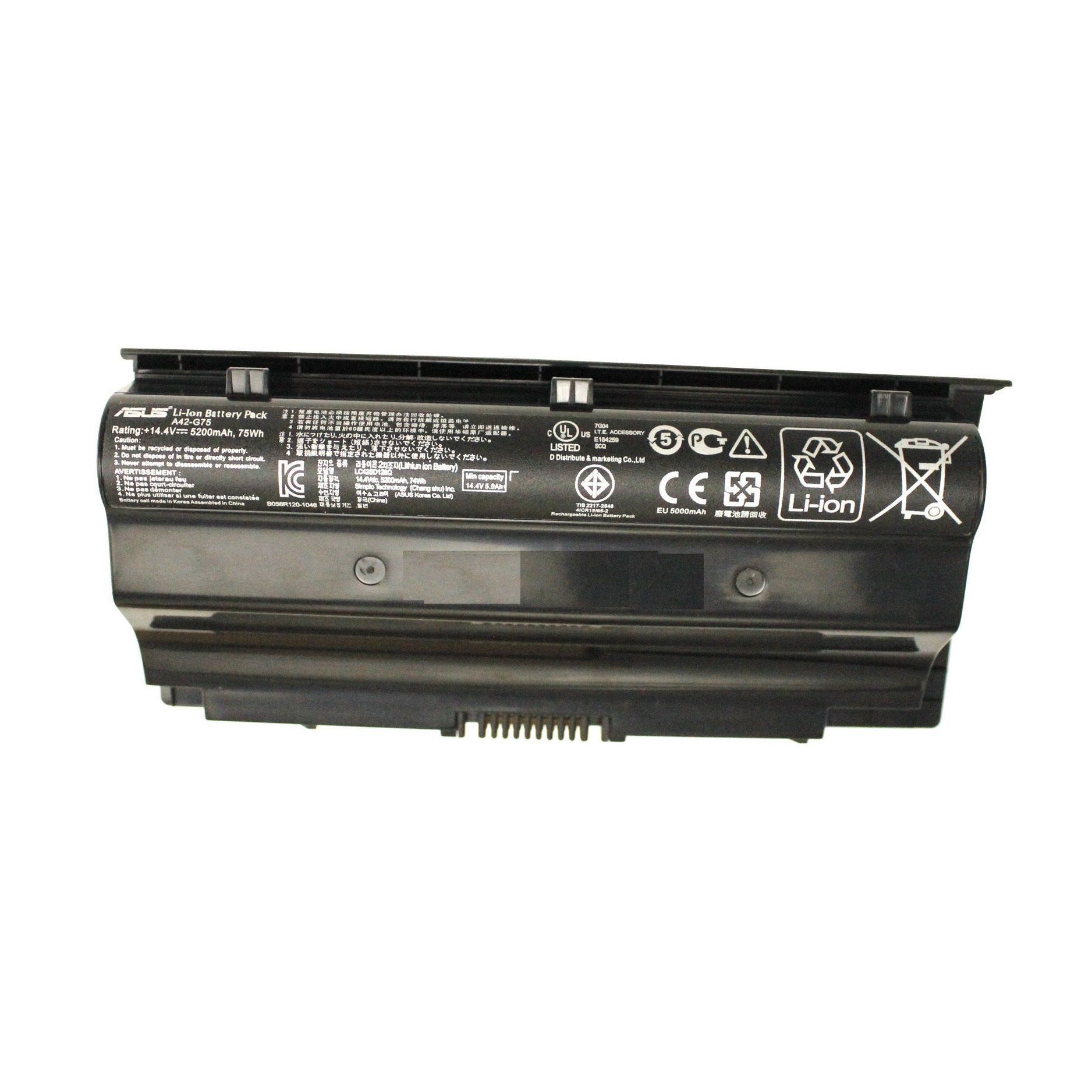 Orjinal Asus ROG G75VX-CV056 Notebook Pili Bataryası, Dünya Grup ...