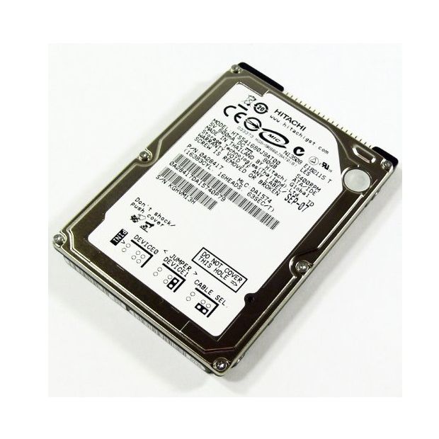 2.5" IDE/PATA 80GB Western Digital 5400rpm Harddisk WD800BEVE