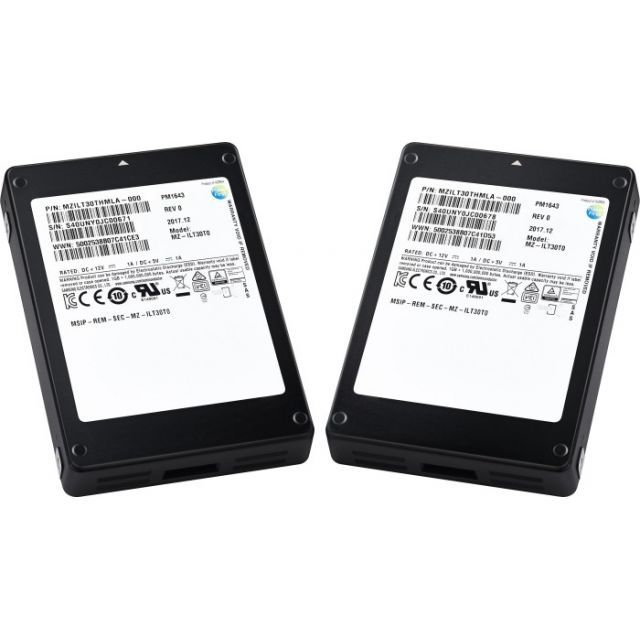 Samsung Enterprise PM1643a 3.84TB 2.5" SAS SSD 12Gb/s MZILT3T8HALS ...