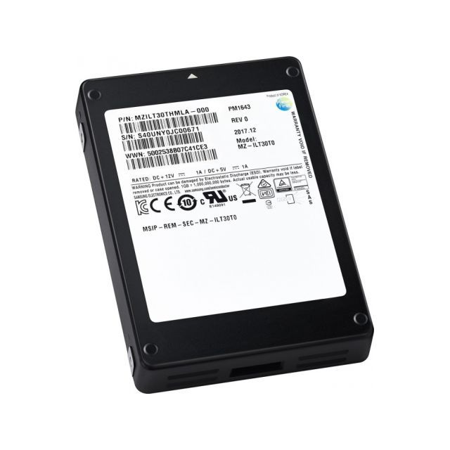 Samsung Enterprise PM1643a 3.84TB 2.5" SAS SSD 12Gb/s MZILT3T8HALS ...