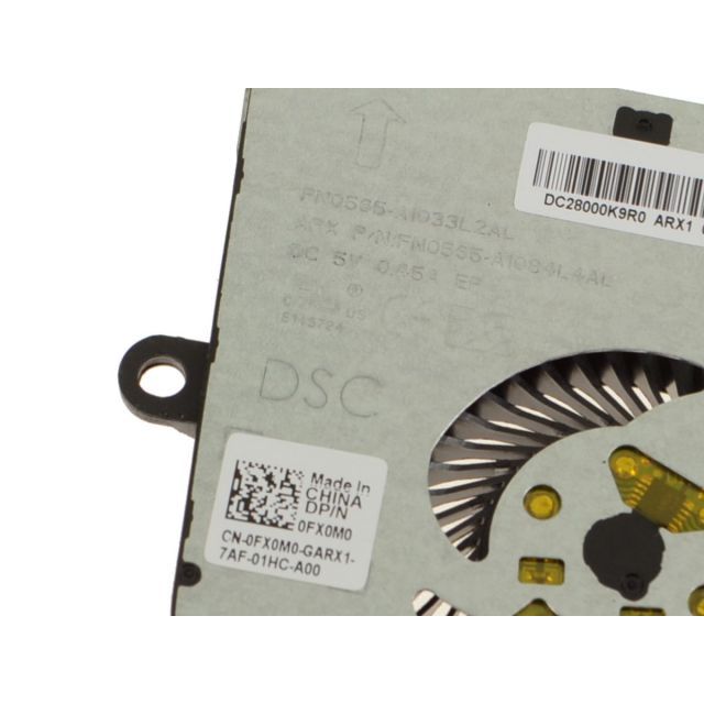 DELL Inspiron 5570 Notebook 4pin İşlemci Fanı CPU Cooling Fan